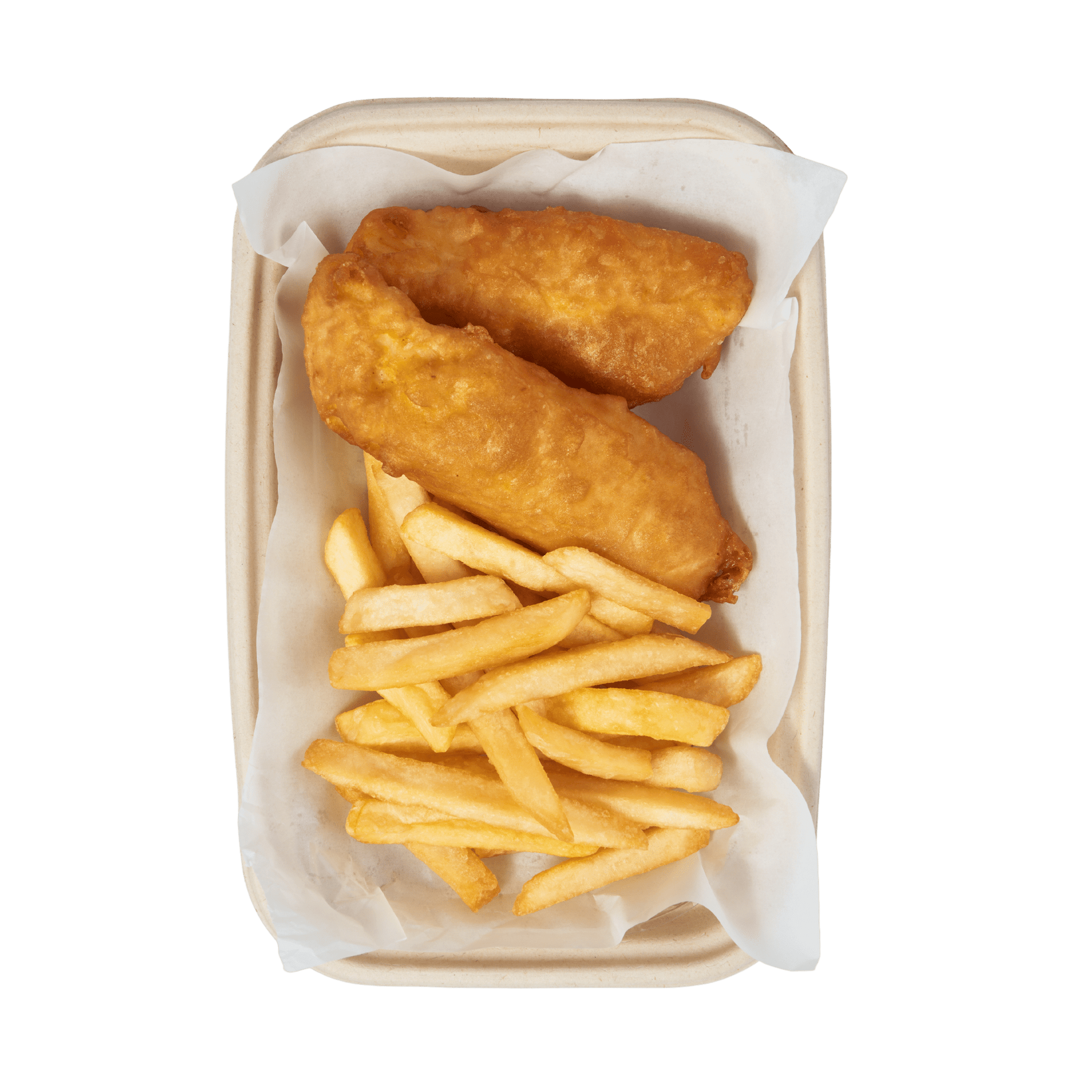 Beer Battered Alaskan Pollock & Chips